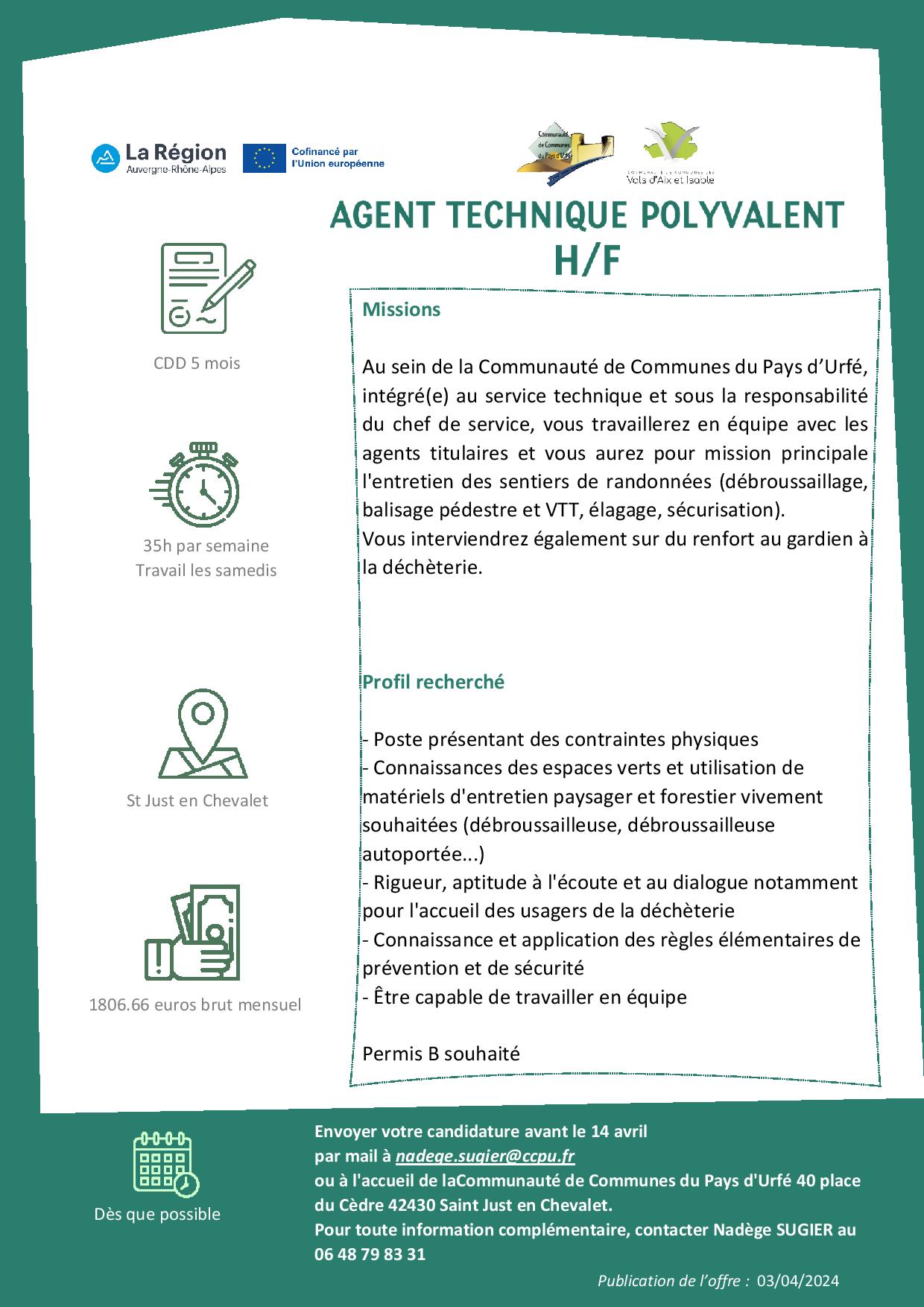 03.04.2024 agent technique polyvalent